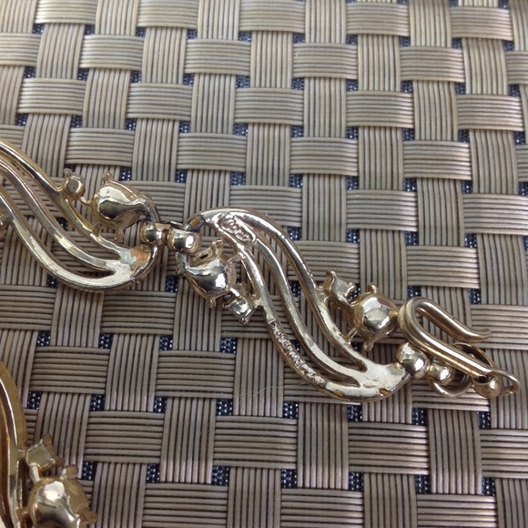 Coro | Jewelry | Vintage Coro Signed Rhinestone Necklace | Poshmark